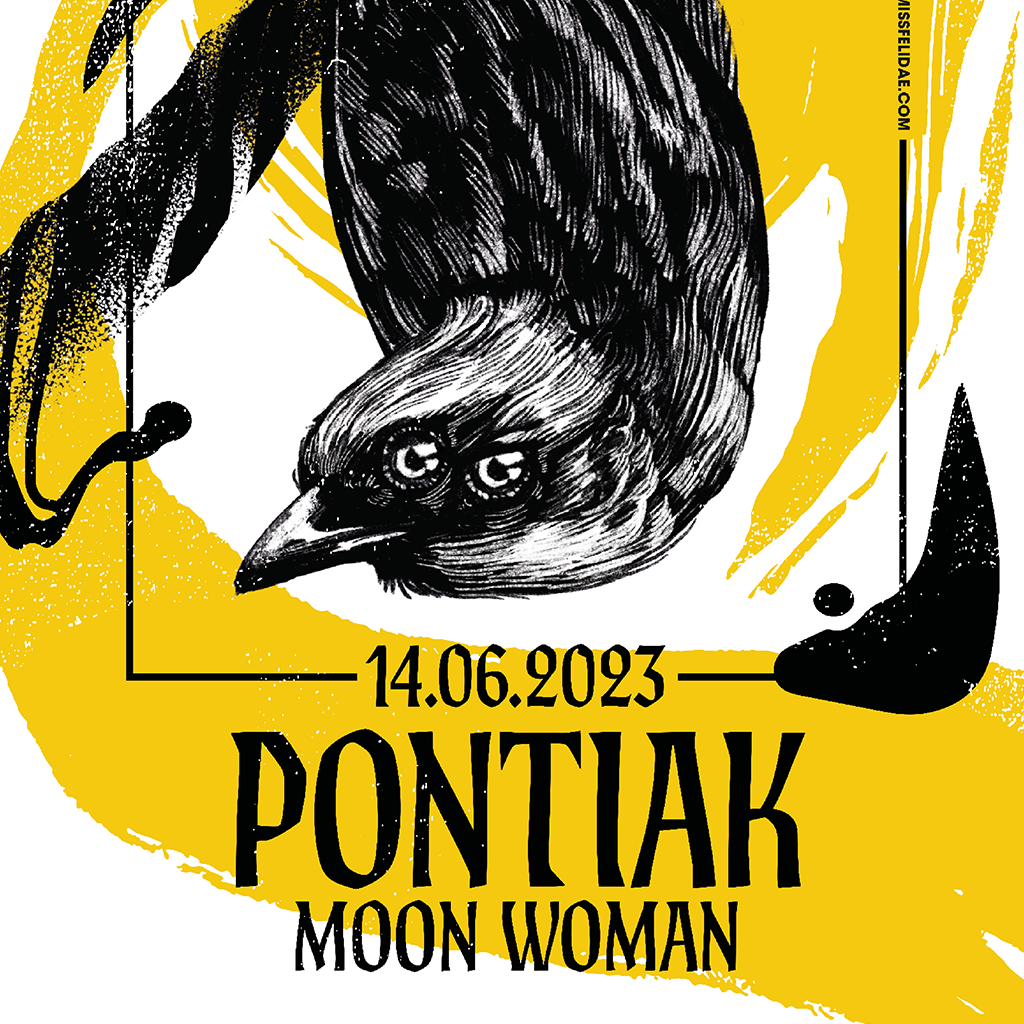 Gigposter / Pontiak + Moon Woman – missfelidae